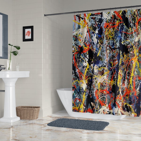 Artsy Shower Curtain Etsy