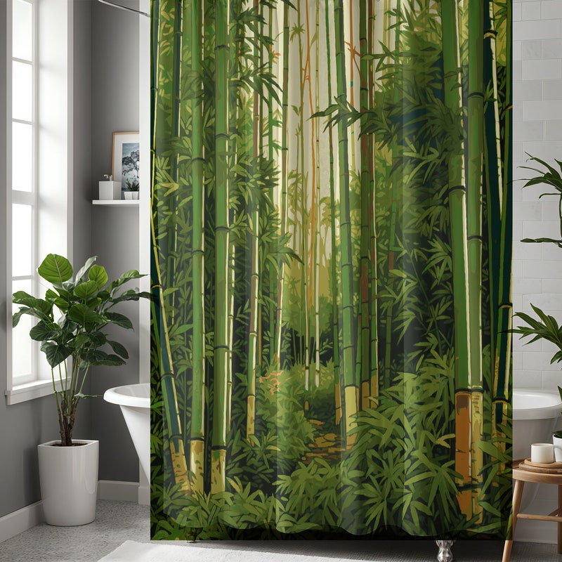 Tree Shower Curtain - Etsy