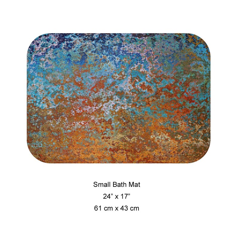 Southwestern Colors Shower Curtain Abstract Art In Turquoise Etsy
