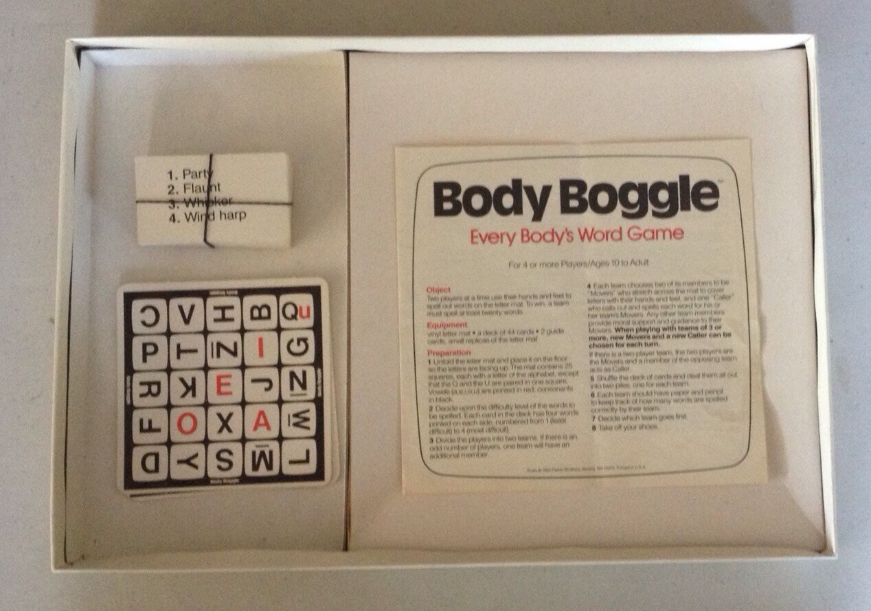 Vintage 1984 BODY BOGGLE GAME by Parker Brothers | Etsy