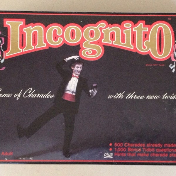 Incognito - Etsy