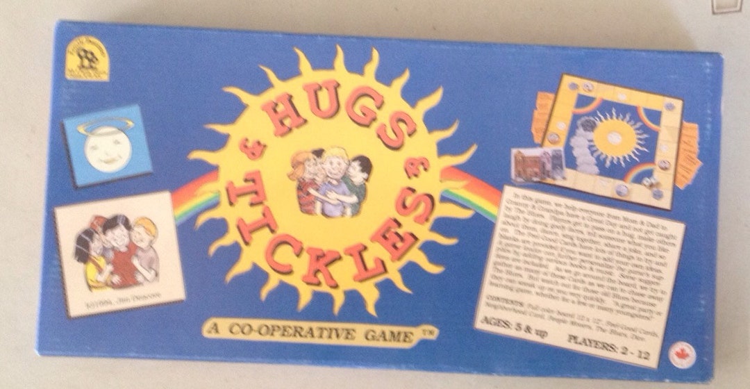 Vintage 1994 HUGS & TICKLES Game by Family Pastimes - Etsy