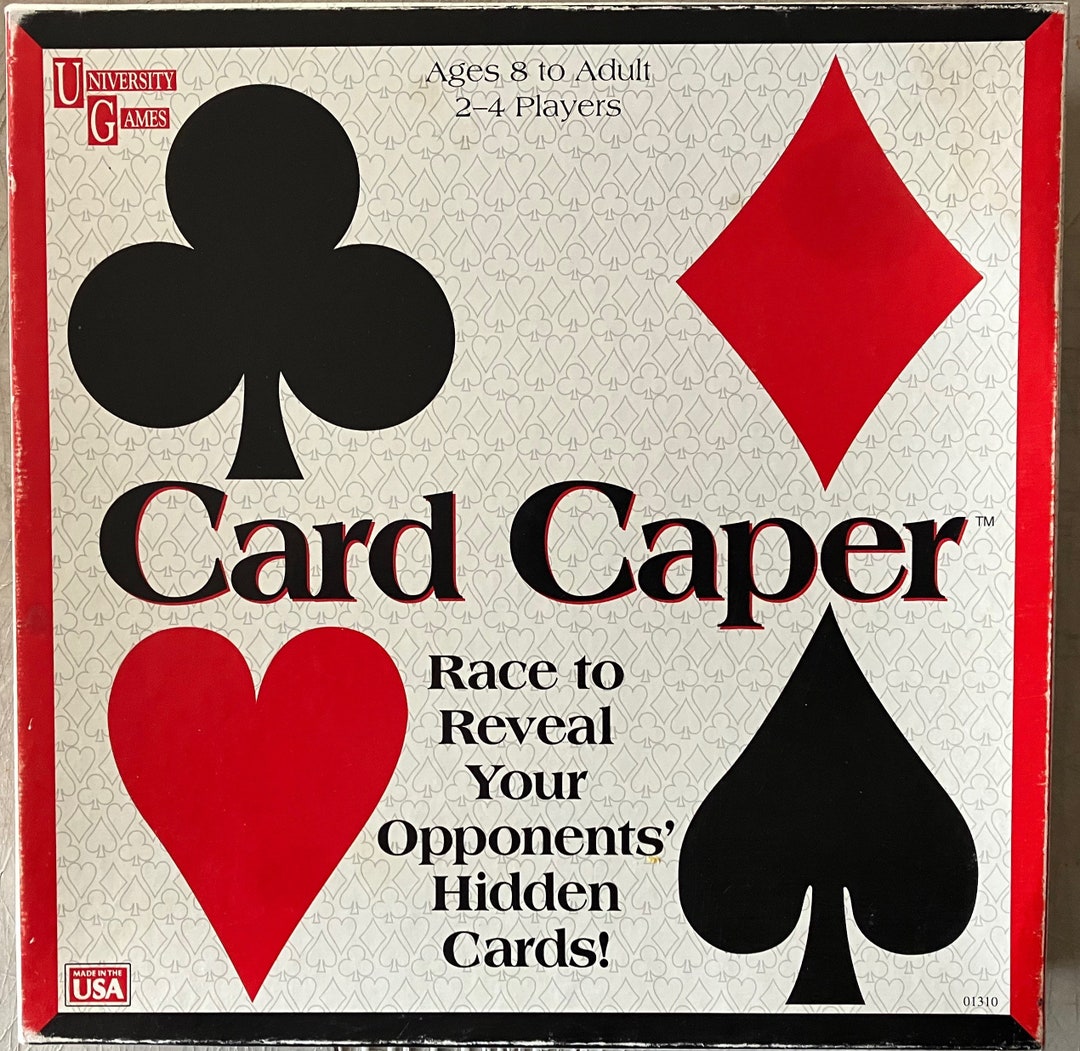 Vintage 1997 CARD CAPER GAME by University Games - Etsy