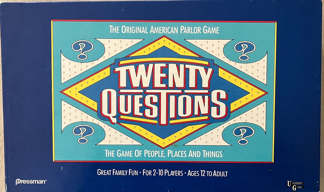 Vintage 1988 TWENTY QUESTIONS GAME by University Games - Etsy