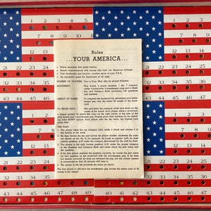 Vintage 1975 Bicentennial Edition YOUR AMERICA GAME by Cadaco - Etsy