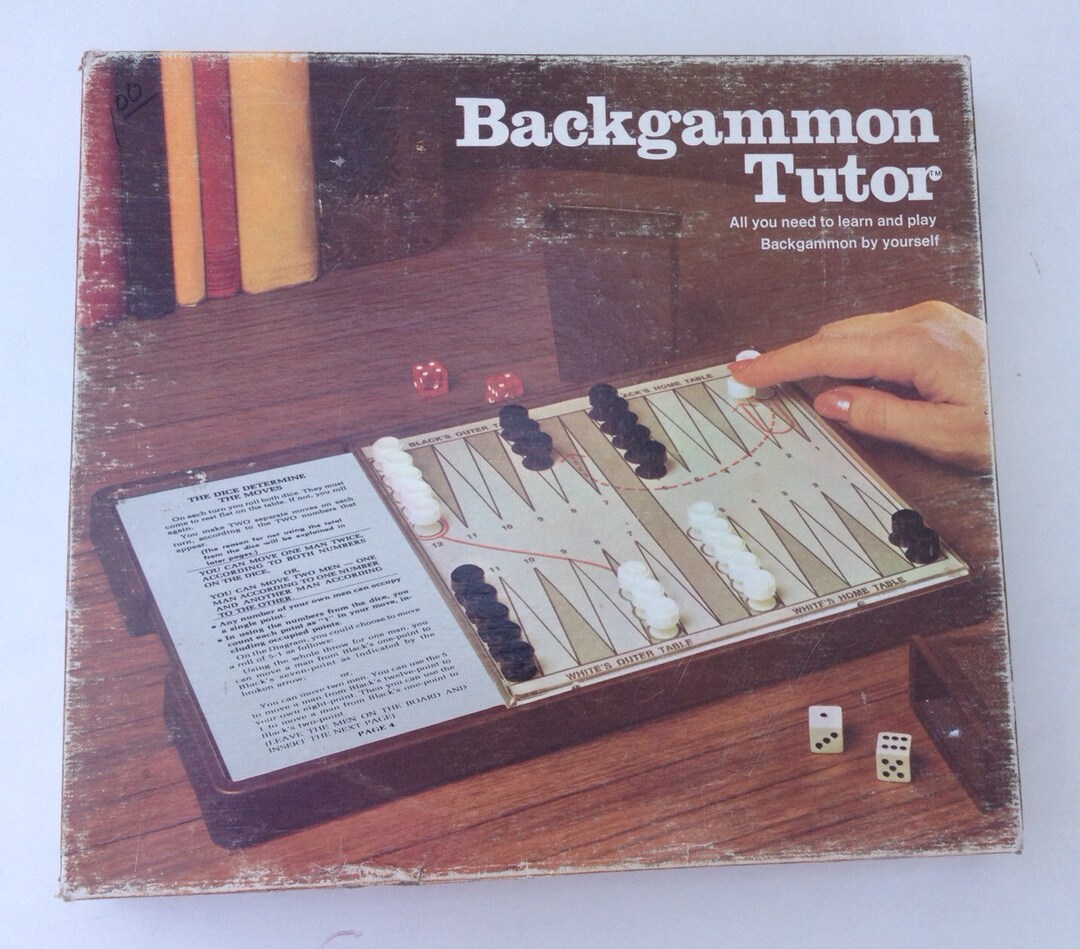 Vintage 1974 Backgammon Tutor - Etsy