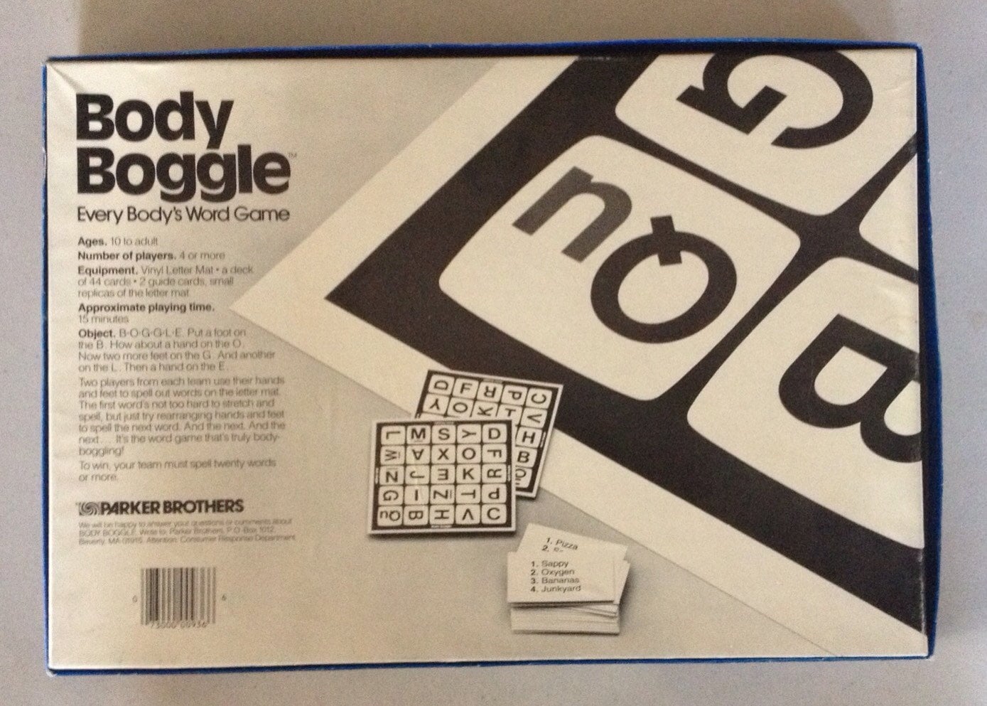 Vintage 1984 BODY BOGGLE GAME by Parker Brothers | Etsy