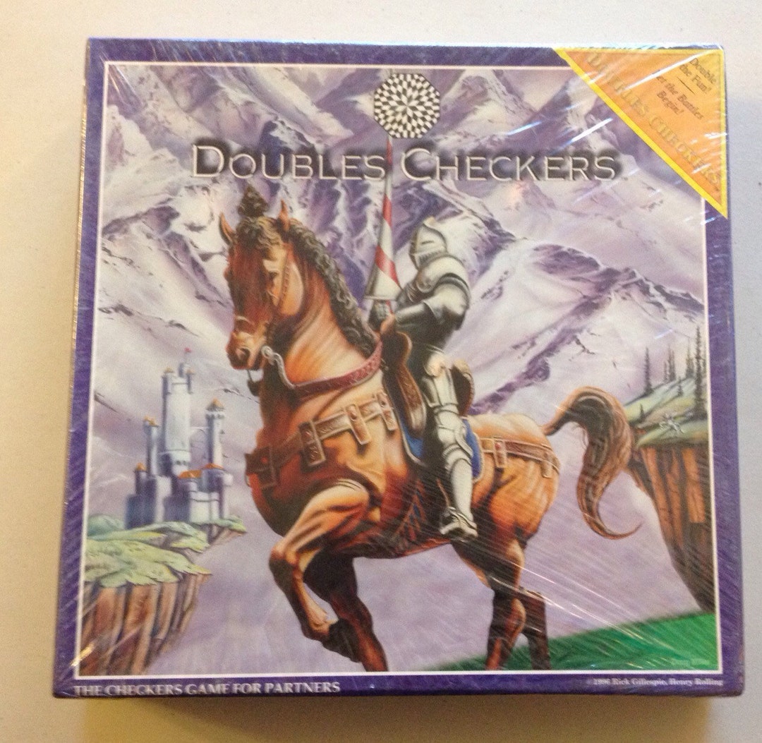 Vintage NOS Double Checkers Game - Etsy