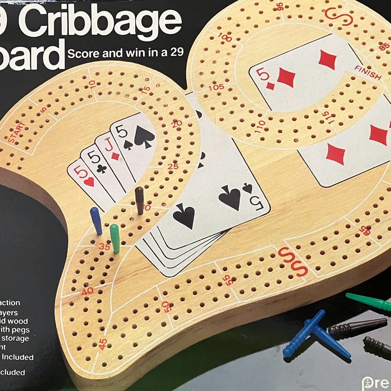 29 Cribbage Board - Etsy