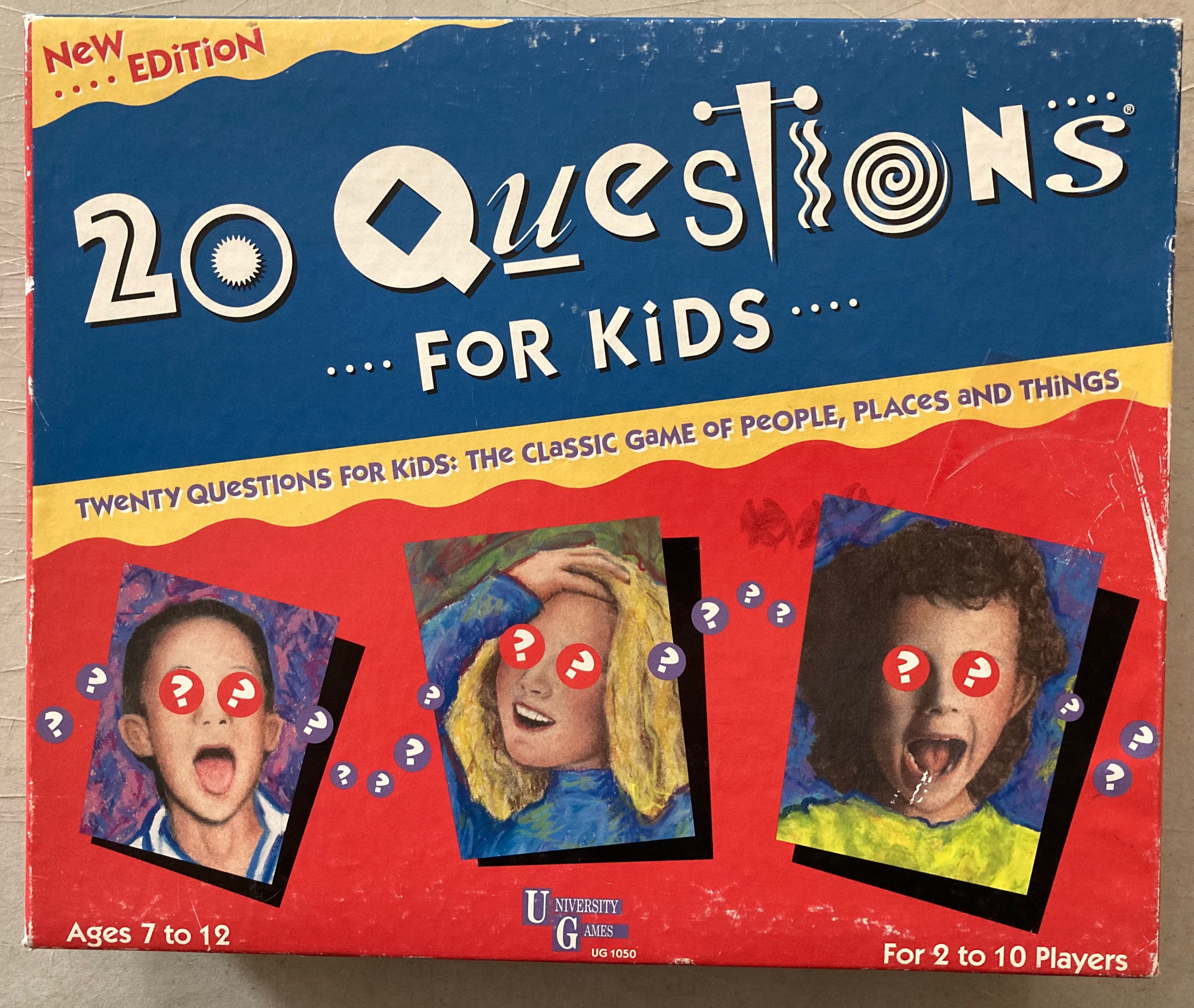 Vintage 1992 TWENTY QUESTIONS for Kids Game by University - Etsy