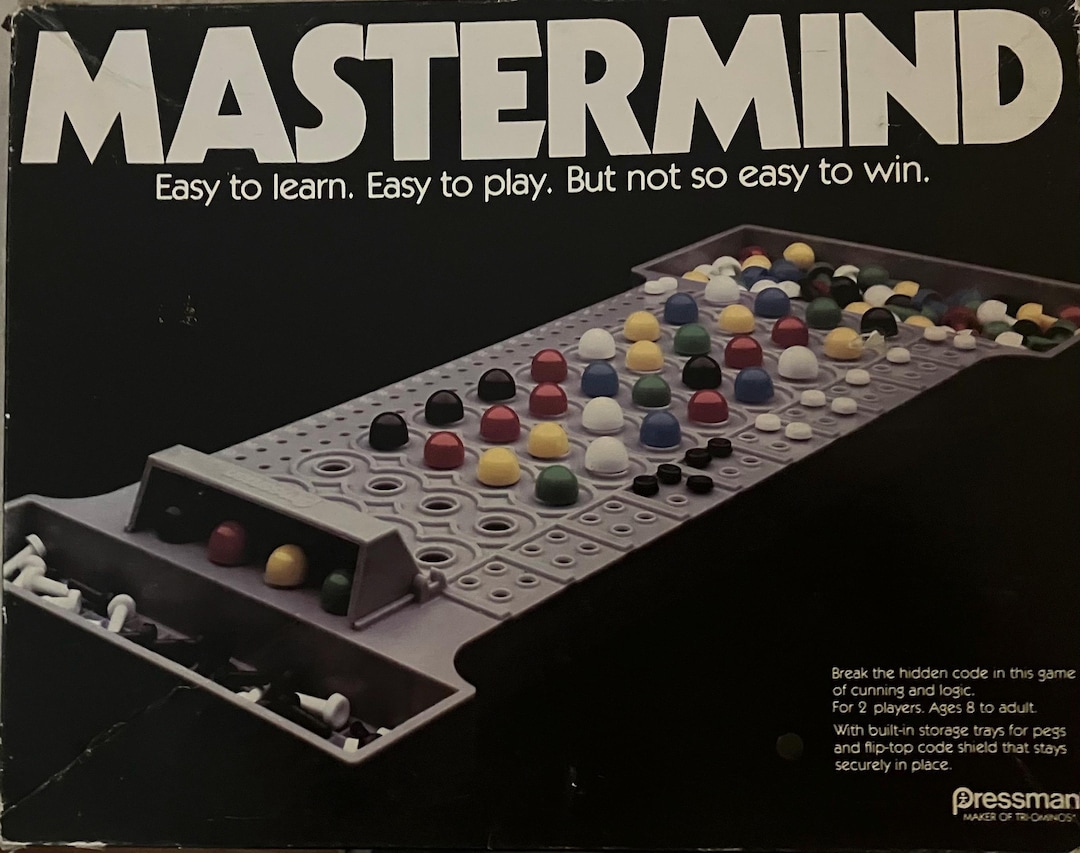 Vintage 1981 MASTERMIND Game by Pressman Toy Corporation - Etsy