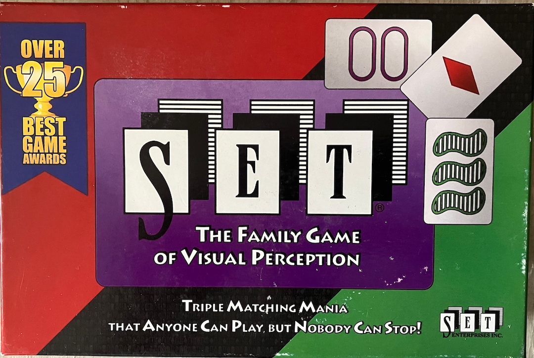 Vintage 1991 SET Card Game by SET Enterprises Inc - Etsy