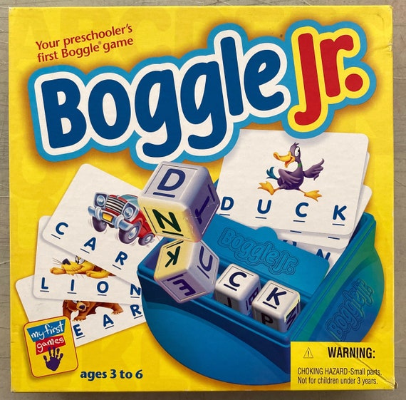 Vintage 1998 BOGGLE JR GAME by Parker Brothers - Etsy Canada