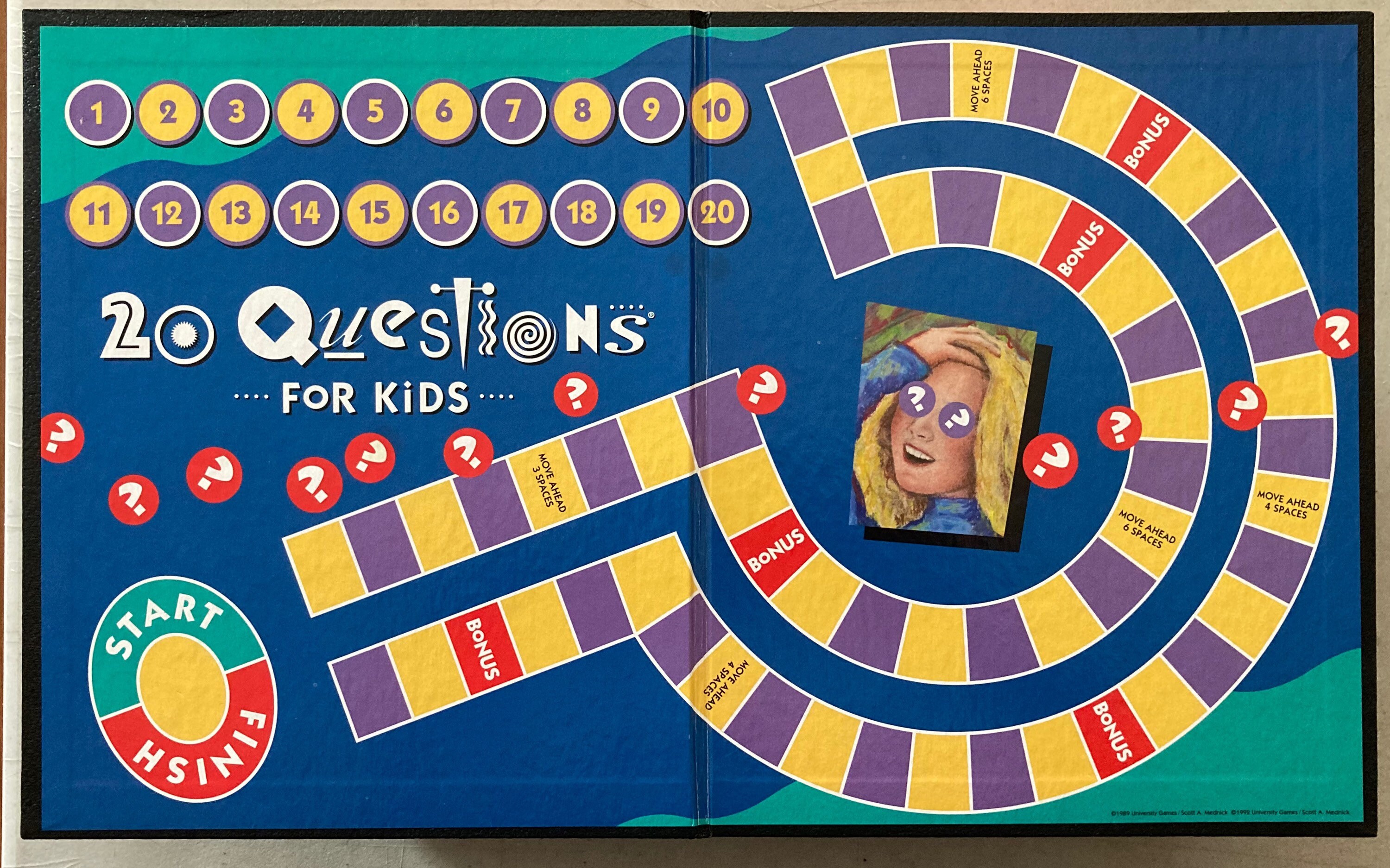 Vintage 1992 TWENTY QUESTIONS for Kids Game by University - Etsy