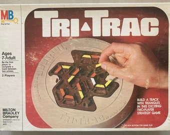 TRI TRAC Milton Bradley Board Game 1980 Tri-trac Vintage - Etsy