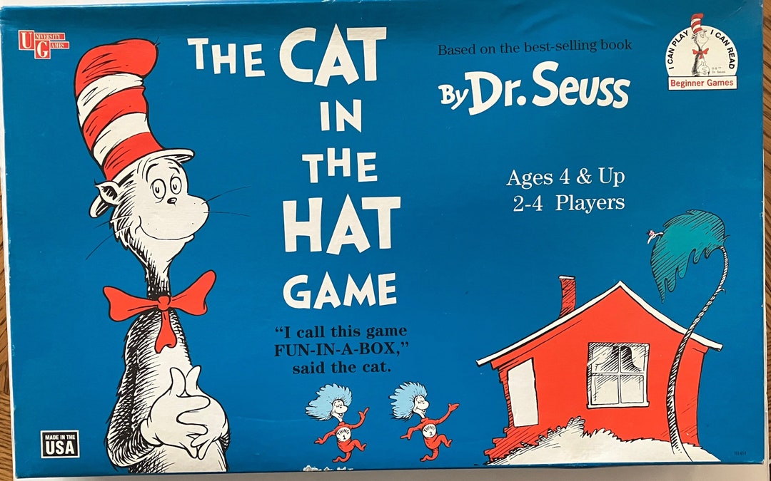 Vintage 1996 the CAT in the HAT GAME by University Games - Etsy