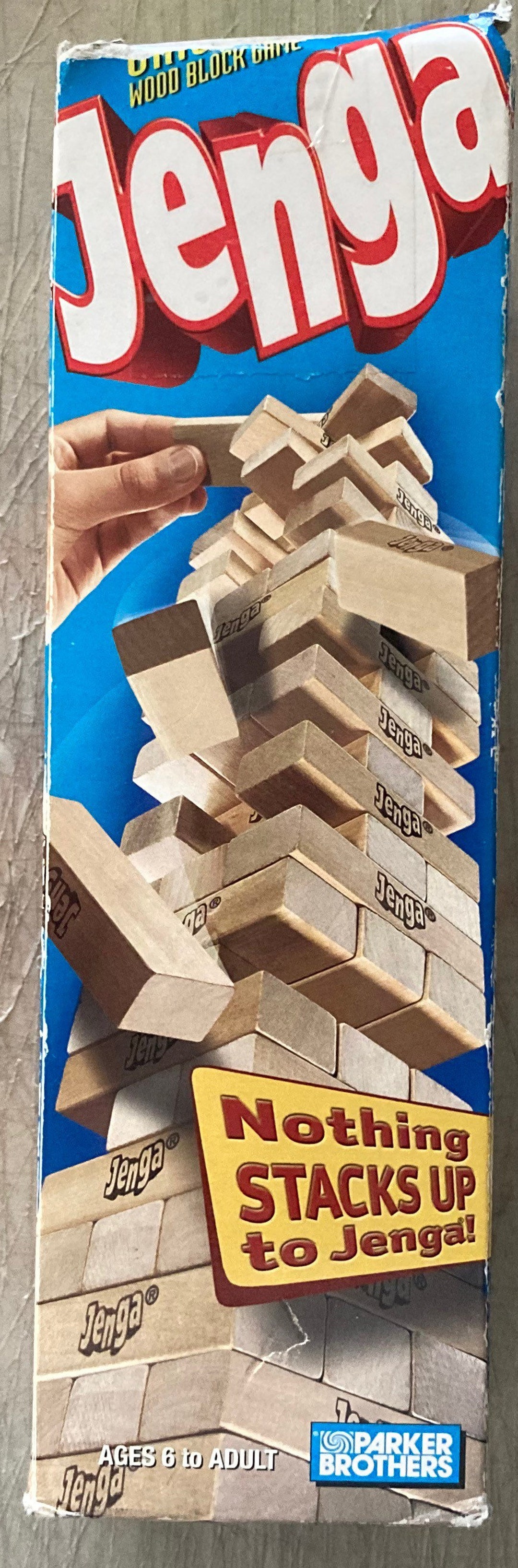 Vintage 1998 JENGA GAME by Parker Brothers - Etsy