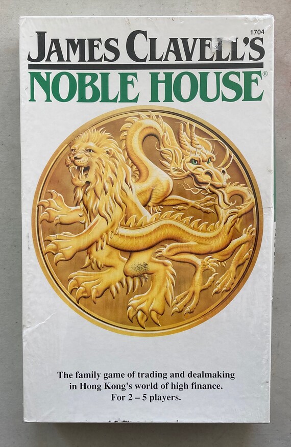Vintage 1981 James Clavells NOBLE HOUSE GAME by Hatch Games | Etsy
