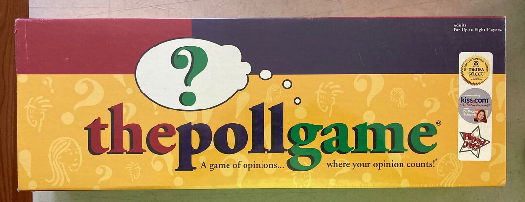 Vintage 2000 NOS New Old Stock the POLL Game by the Poll Game LLC - Etsy