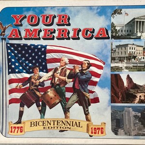 Vintage 1975 Bicentennial Edition YOUR AMERICA GAME by Cadaco - Etsy
