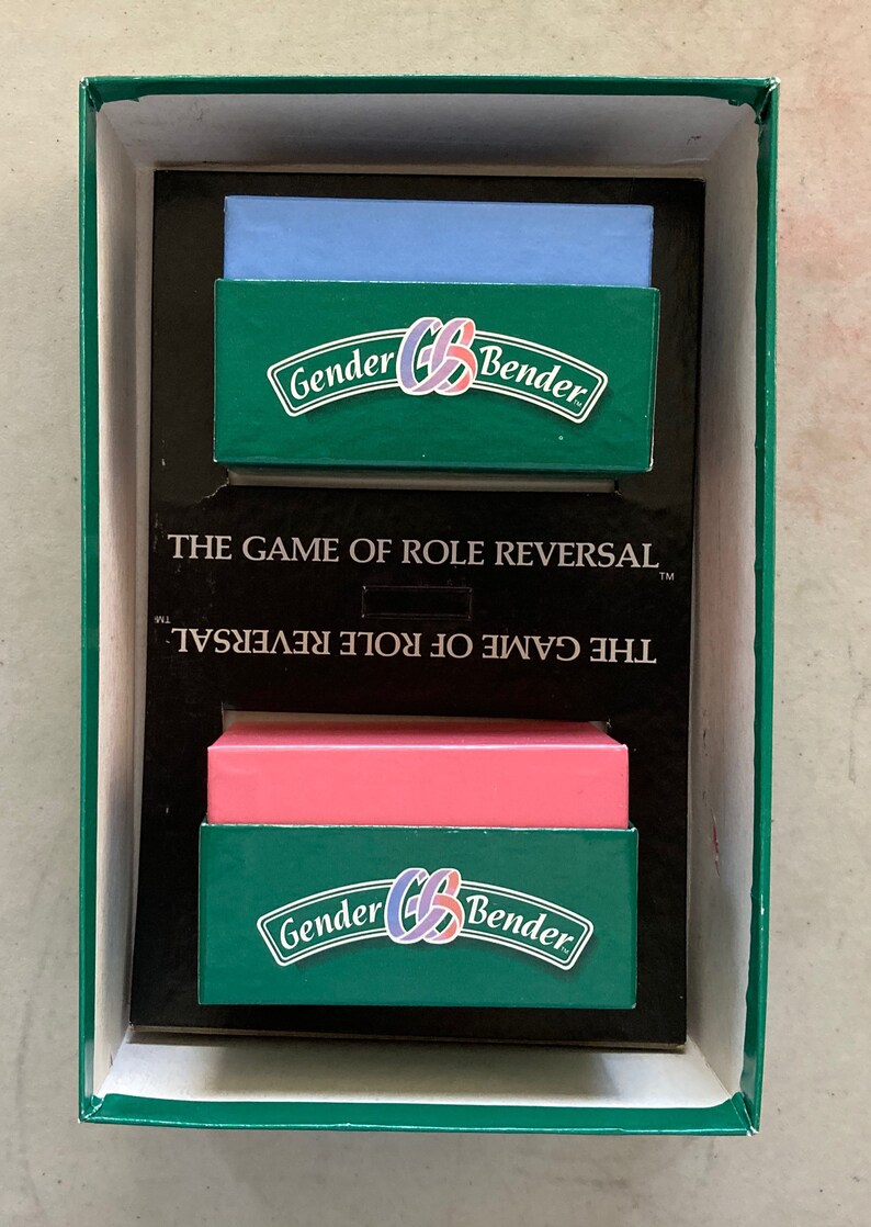 Vintage 1989 GENDER BENDER GAME by the Game Gang Ltd - Etsy