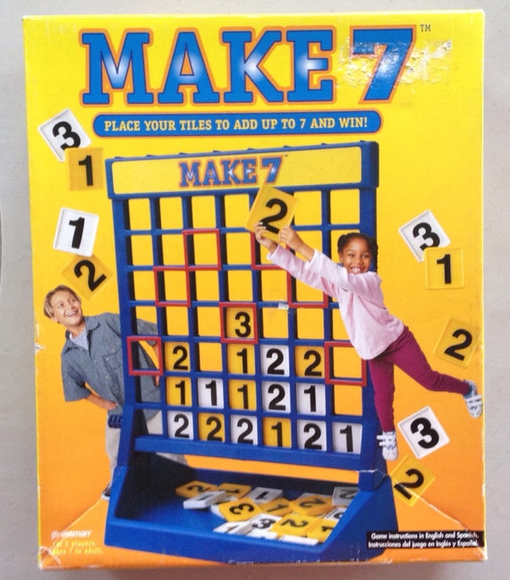 Vintage 1999 MAKE 7 GAME by Pressman Toy | Etsy