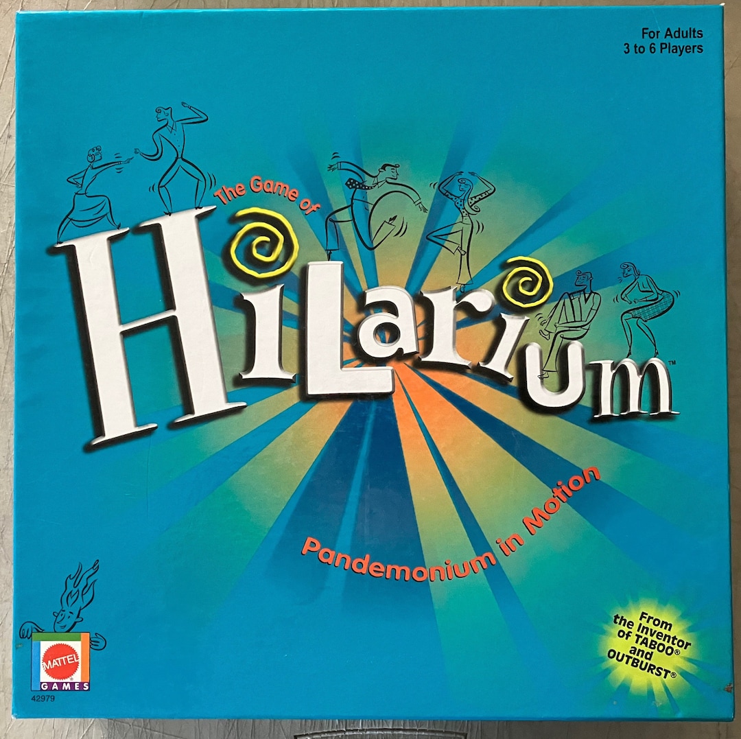 Vintage 2001 HILARIUM GAME by Mattel Games - Etsy