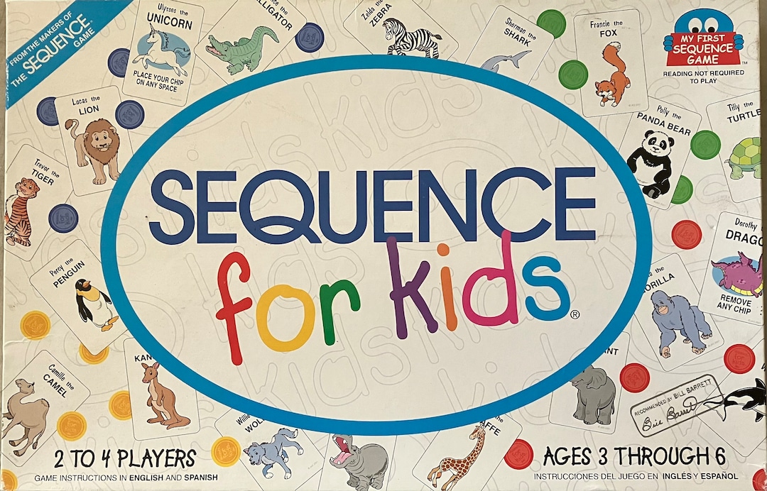 Vintage 2001 SEQUENCE for Kids Game by Jax Ltd - Etsy