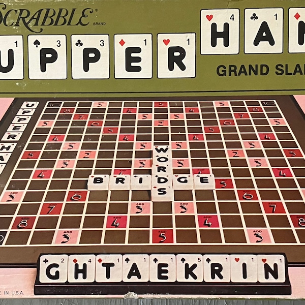 Old Scrabble Game - Etsy