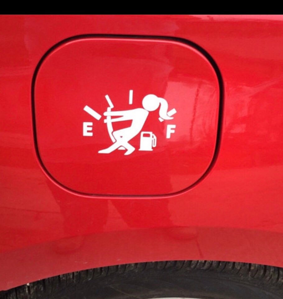 FREE SHIPPING Fuel Girl Guage Decal Fight the Tank Feed the - Etsy