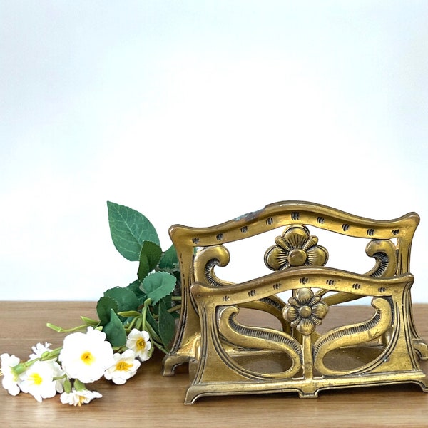 Brass Letter Holder - Etsy