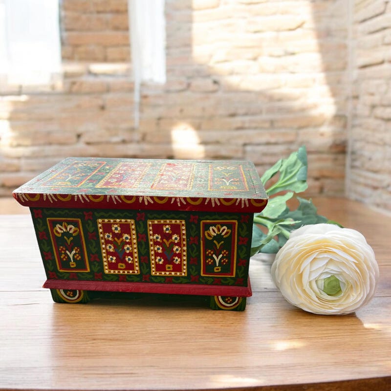 Painted Cigar Box - Etsy