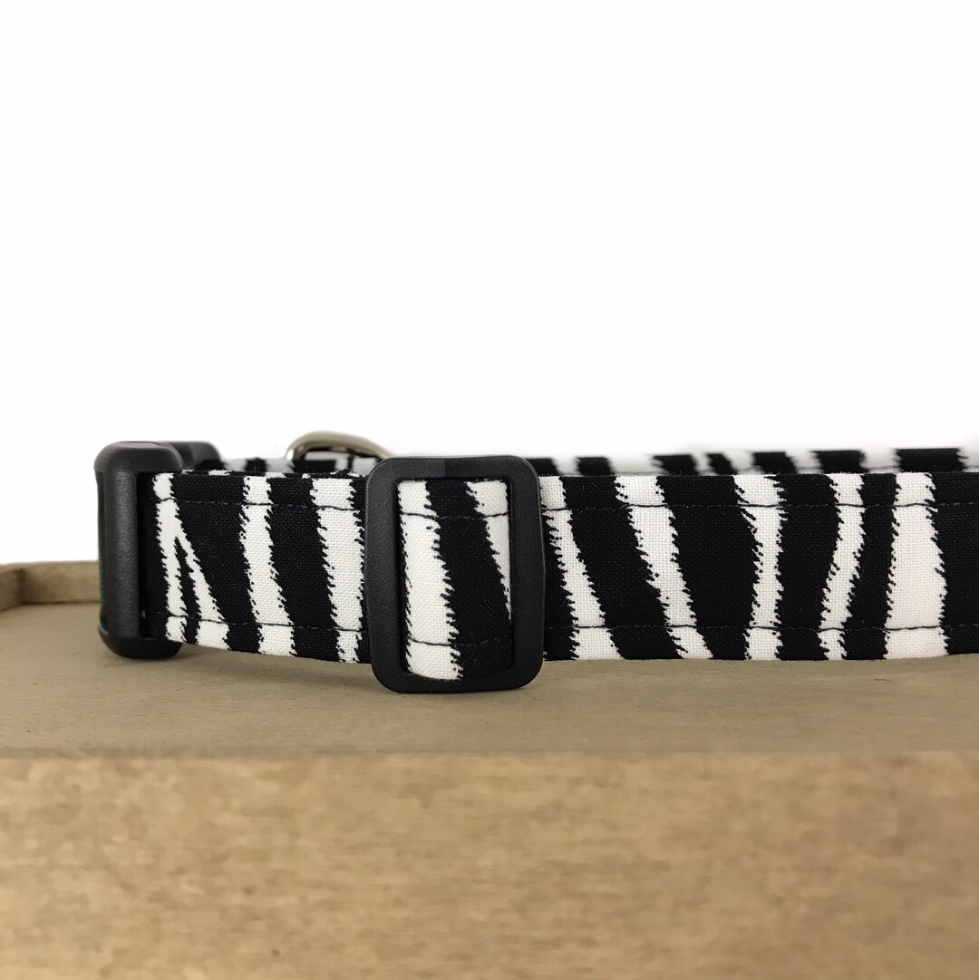 Zebra Dog Collar - Animal Print Dog Collar - Zoo - Etsy