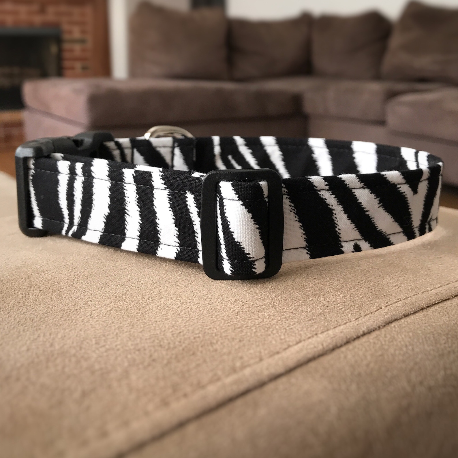 Zebra Dog Collar Animal Print Dog Collar Zoo - Etsy