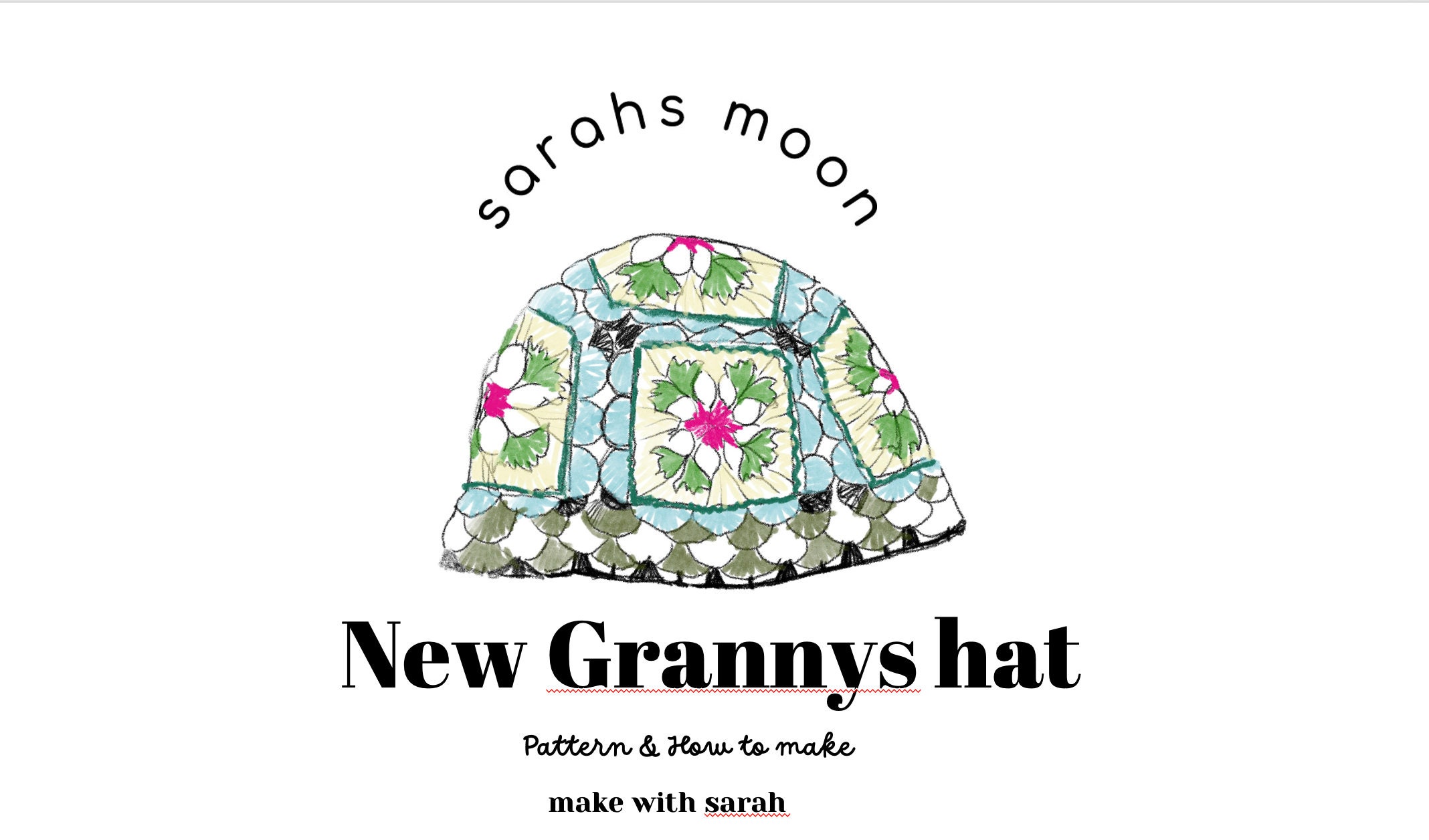 New Grannys Hat Pattern - Etsy