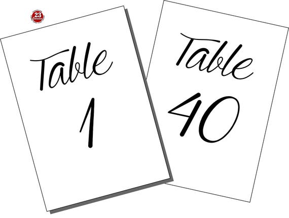 Number 40 Template