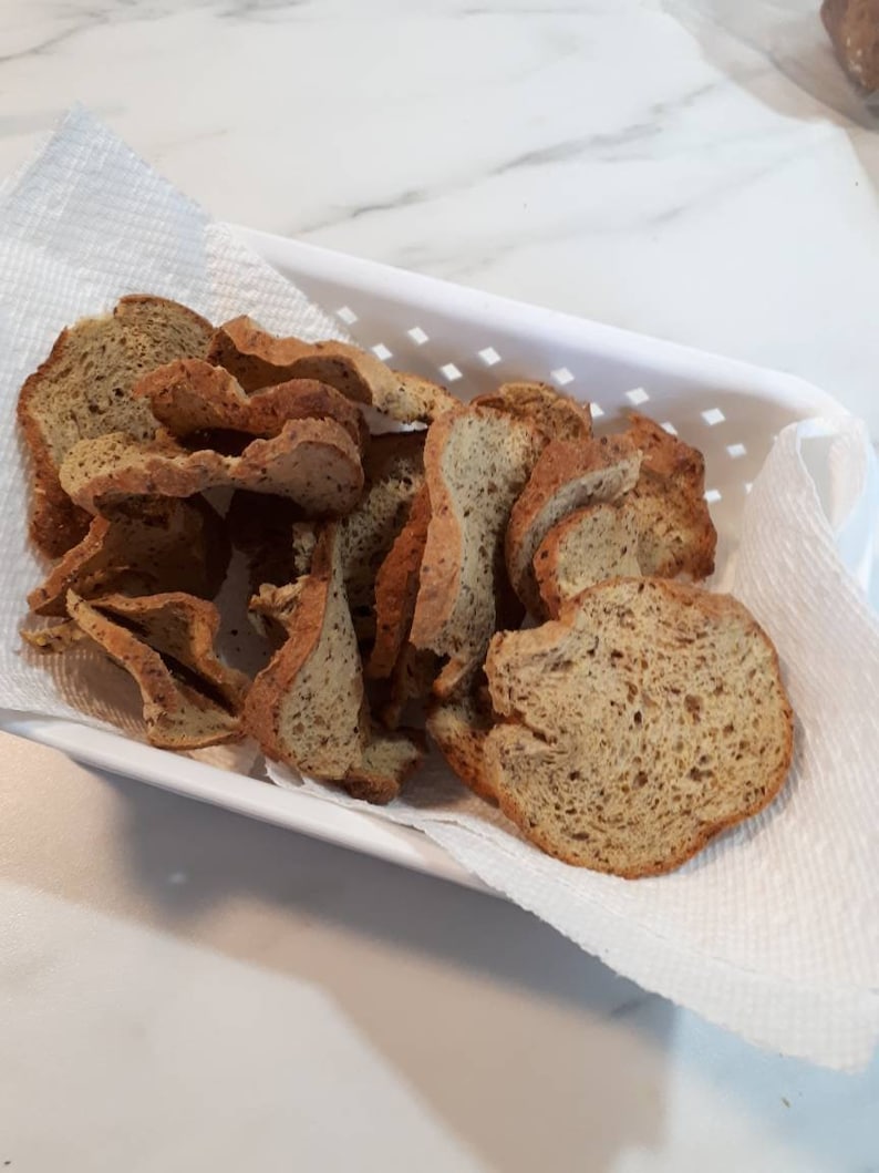 Keto Crackers Melba Style, 2 Dozen Crackers, Low Carb, Ketogenic, Snack ...