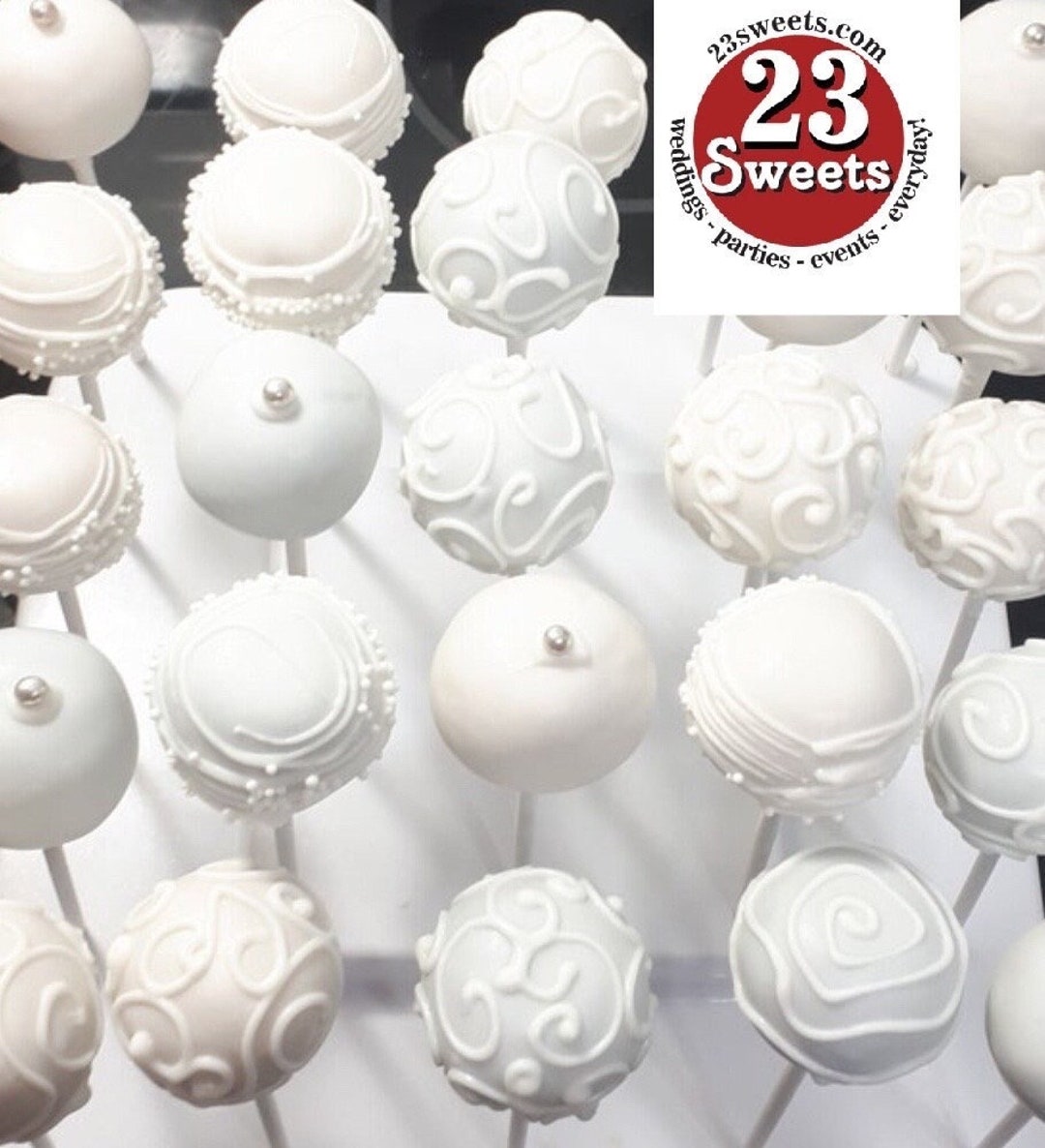 Cakepops 100 Custom Cake Pops Bulk Order. Cake Pops, Commercial Baked ...