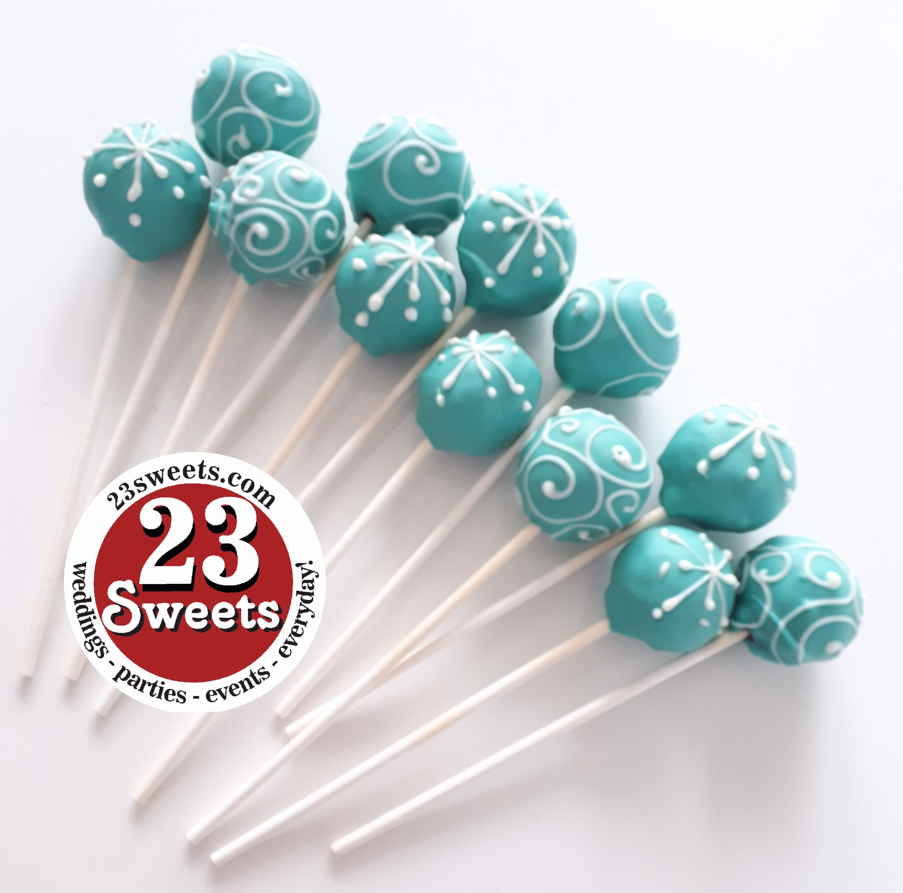 Cake Pops Winter Themed/frozen Themed Motif Various Quantities | Etsy