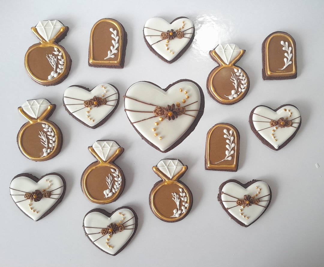 Boho Wedding Sugar Cookies: Decorated Bridal Shower Favors - Etsy