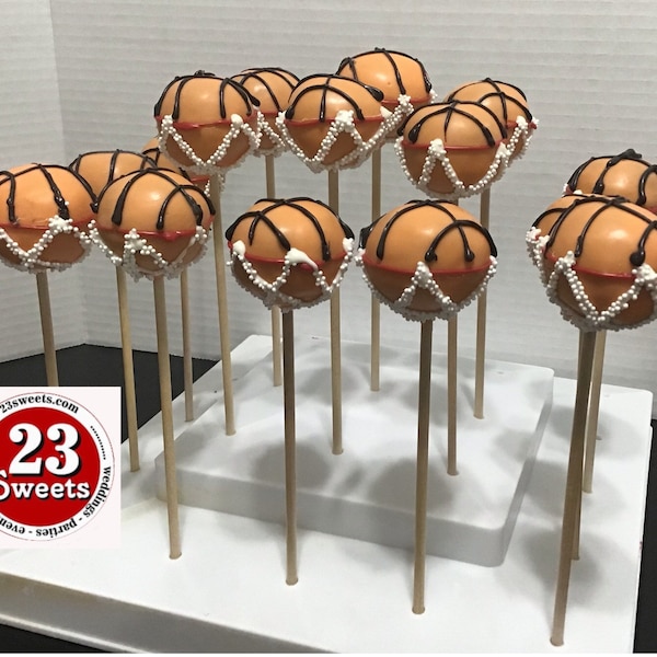 Basketball Cake Pop - Etsy