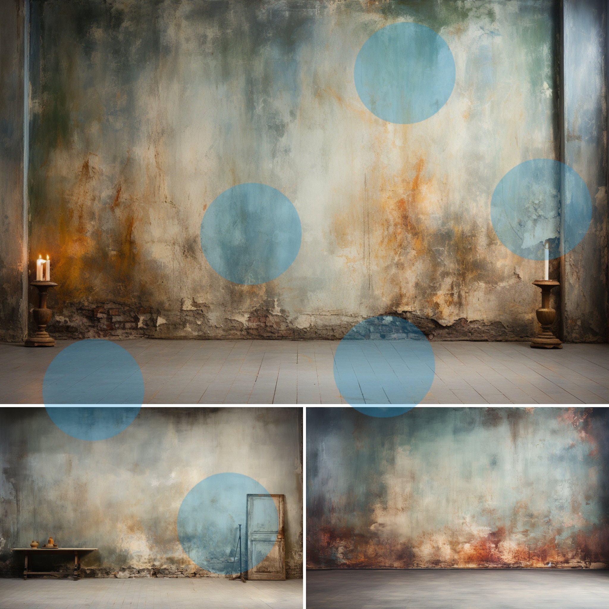 Old Rustic Studio Backdrops Mock up - Photoshop Backdrop - Studio ...