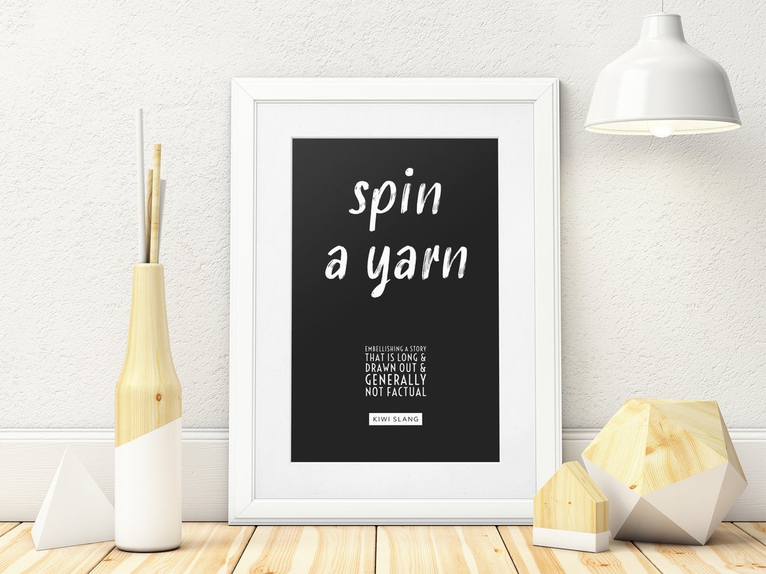 New Zealand Slang "spin A Yarn" - Kiwiana Sayings, Words, Phrases ...