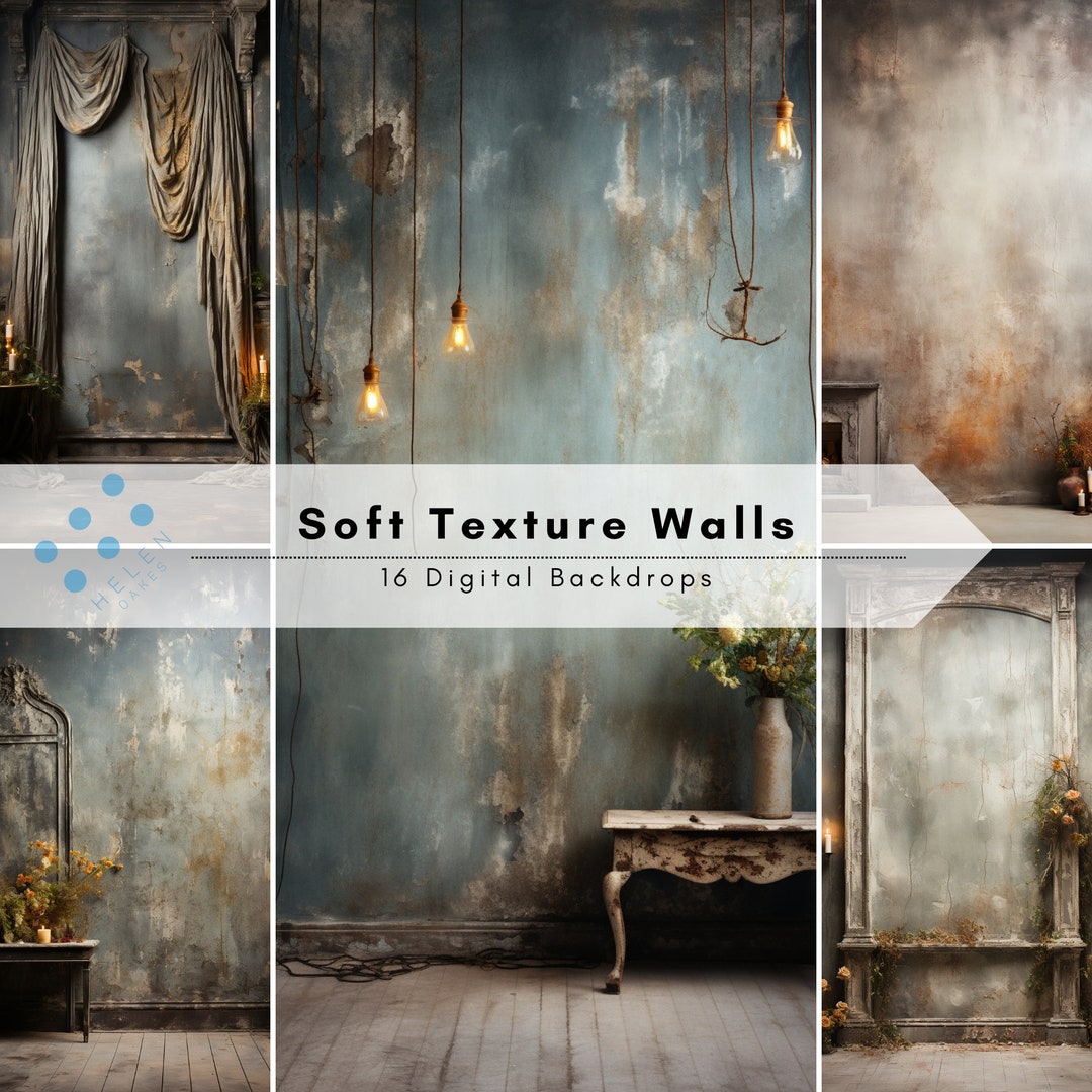Soft Texture Walls Backdrops Mock up - Photoshop Backdrop - Studio ...