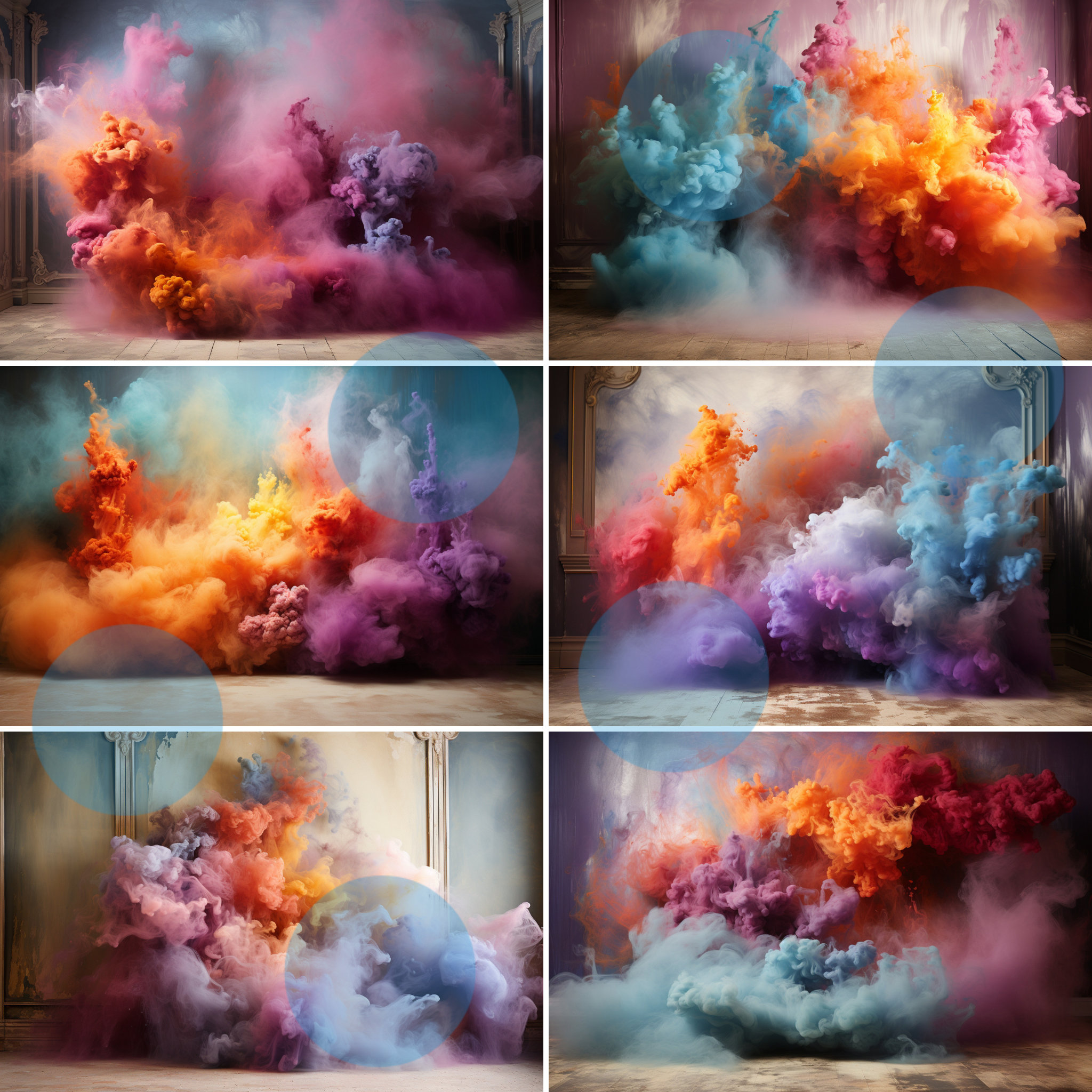 Smoke Bomb Mock up - Photoshop Backdrop - Model Mock up - Studio ...