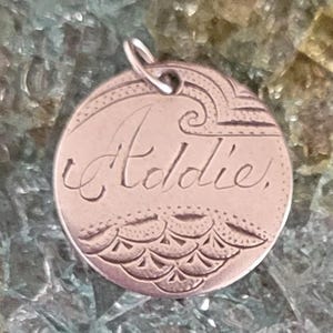 Love Token, Name Addie, Engraved Liberty Dime - Etsy