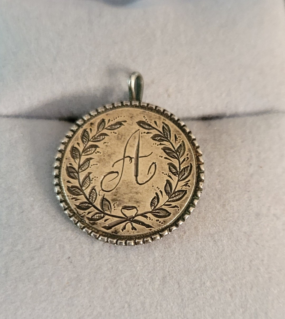 Love Token Letter A Seated Dime Wreath - Etsy