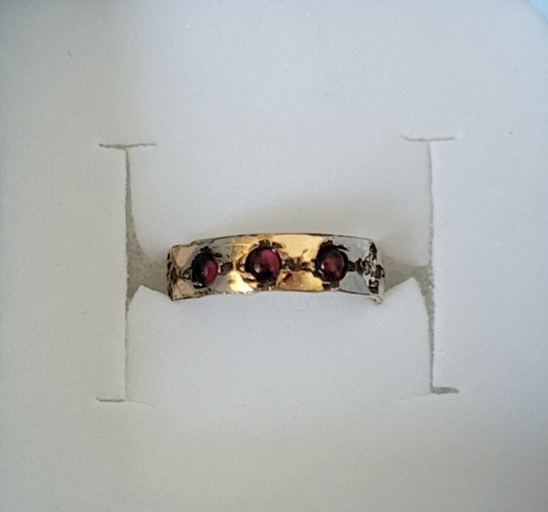 Antique Baby Ring, Victorian, Gold Filled, Purple Stones - Etsy