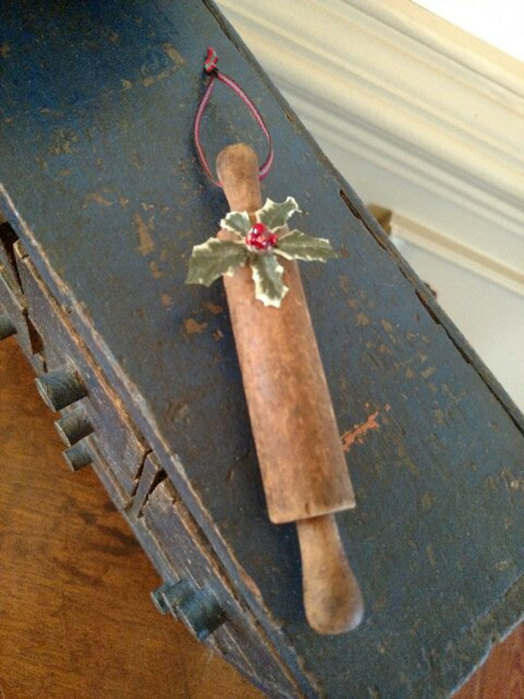 Vintage Rolling Pin, Child's Rolling Pin, Wooden Rolling Pin, Toy ...