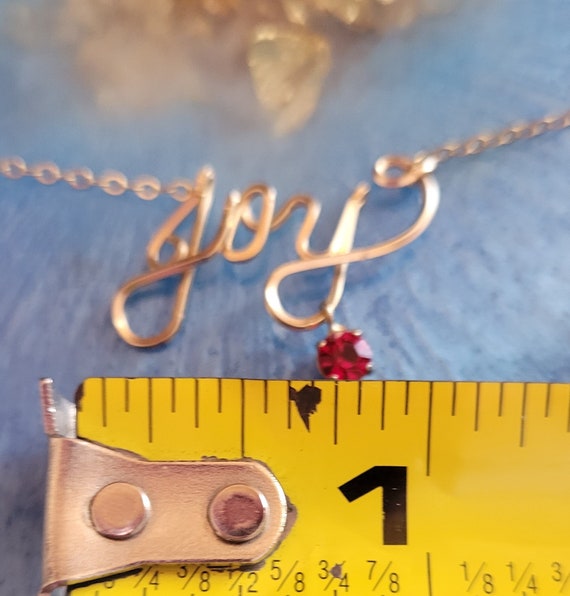 14K GF JOY Necklace - Gem